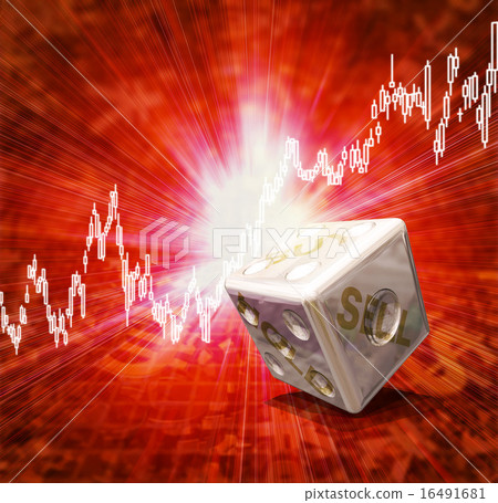 Roll a dice with stock investment - Stock Illustration [16491681] - PIXTA
