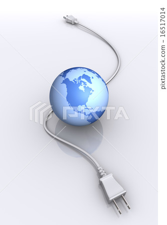 Earth and power supply (USA) - Stock Illustration [16517014] - PIXTA