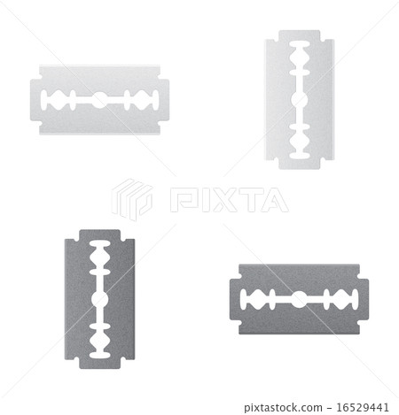 Isolated razor blade on white background - Stock Illustration [16529441 ...