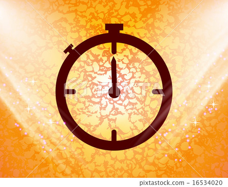 Timer icon symbol Flat modern web design with long - Stock Illustration ...