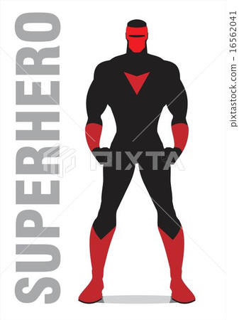 Standing Superhero. - Stock Illustration [16562041] - PIXTA
