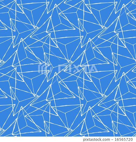 Triangle vector seamless pattern - Stock Illustration [16565720] - PIXTA