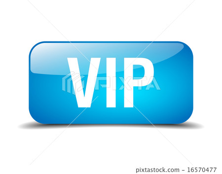 vip blue square 3d realistic isolated web button-插圖素材 [16570477] - PIXTA圖庫
