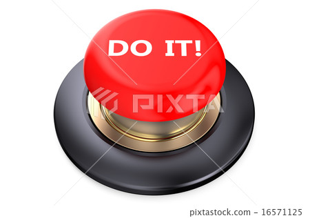 DO IT! Red button - Stock Illustration [16571125] - PIXTA
