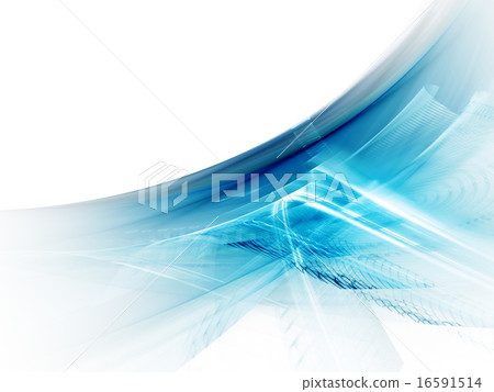 Computer graphics abstract blue background - Stock Illustration ...