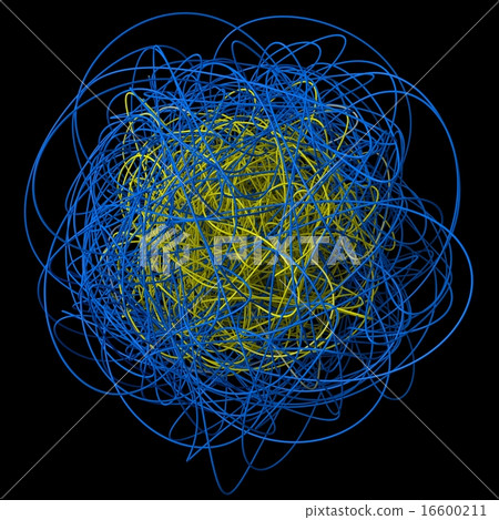 3d abstract of tangled wires - Stock Illustration [16600211] - PIXTA