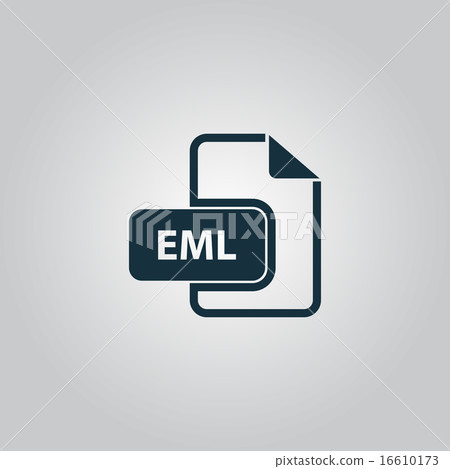 Eml file format icon vector. - Stock Illustration [16610173] - PIXTA