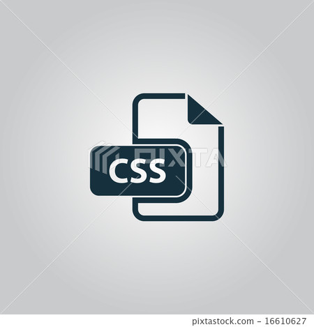 Css file icon vector. - Stock Illustration [16610627] - PIXTA