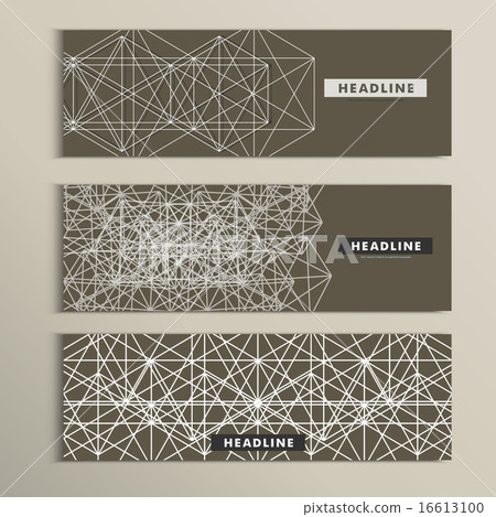 Vector set of stylish modern line textures - Stock Illustration ...