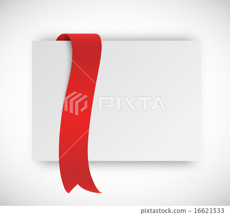 Card with ribbon - Stock Illustration [16621533] - PIXTA