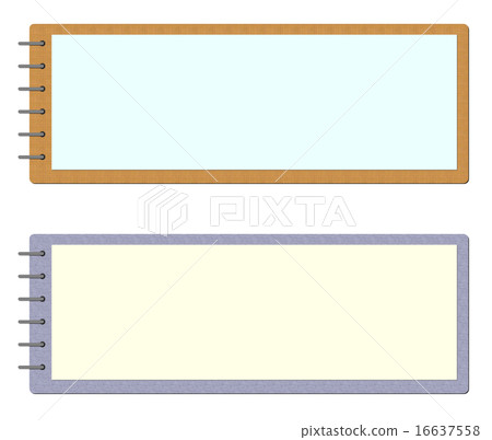 Horizontal notepad - Stock Illustration [16637558] - PIXTA