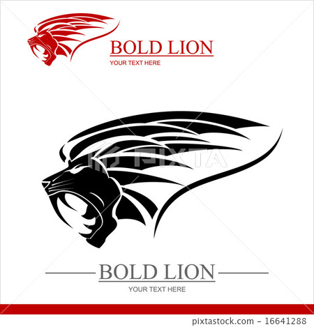 Red Lion combine with text - Stock Illustration [16641288] - PIXTA