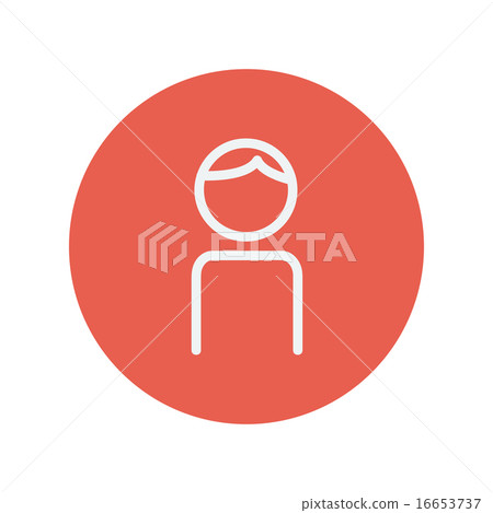 Man thin line icon - Stock Illustration [16653737] - PIXTA