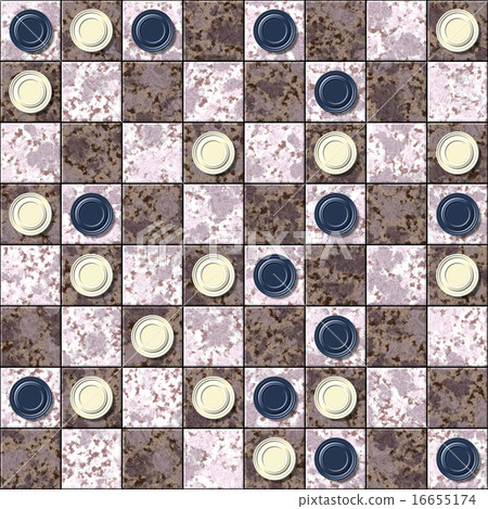 Checkerboard generated seamless texture - Stock Illustration [16655174 ...