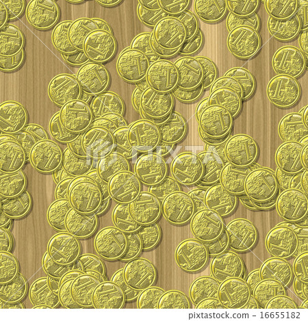 Coin seamless generated hires texture background-插圖素材 [16655182] - PIXTA圖庫