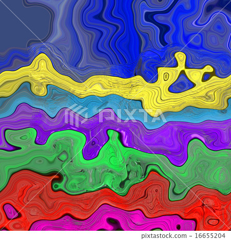 Abstract waving background - Stock Illustration [16655204] - PIXTA