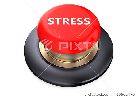 Stress Red Button - Stock Illustration [16662470] - PIXTA