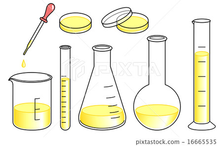 Laboratory instrument set - yellow - Stock Illustration [16665535] - PIXTA