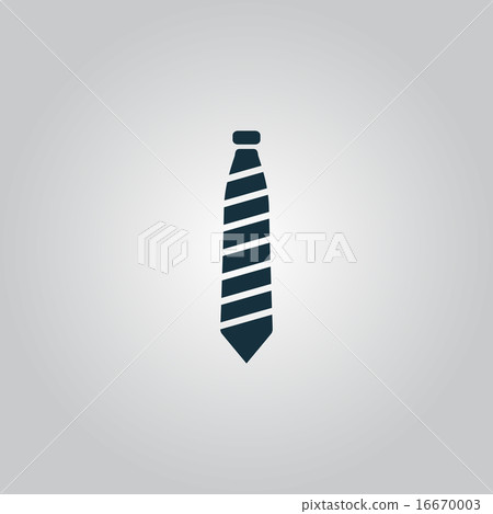 striped necktie icon - Stock Illustration [16670003] - PIXTA