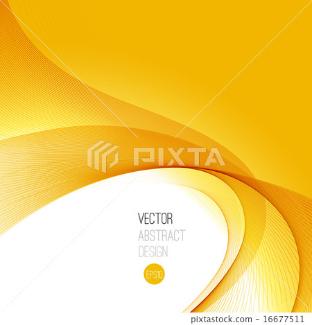 Smooth wave stream line abstract header layout.... - Stock Illustration ...