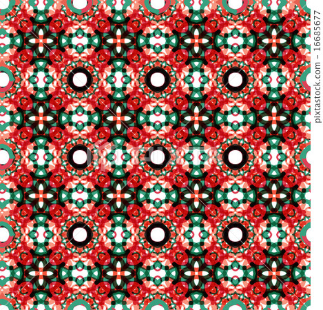 Seamless vector geometric abstract pattern.... - Stock Illustration ...