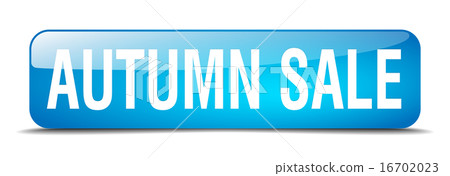 autumn sale blue square 3d isolated web button - Stock Illustration ...