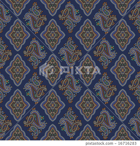 Paisley and small pattern - Stock Illustration [16716283] - PIXTA