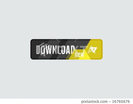 Download button, futuristic hi-tech UI design - Stock Illustration ...