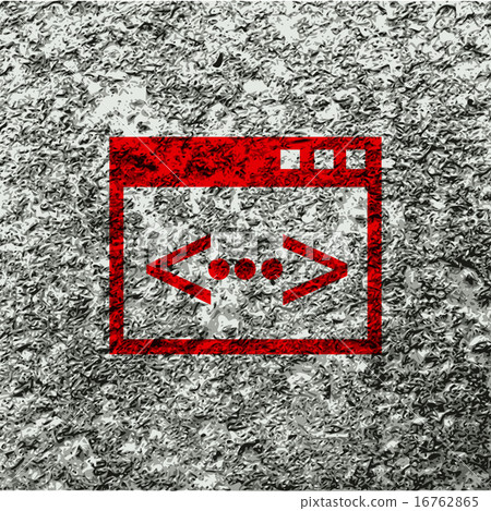 Code icon symbol Flat modern web design with long-插圖素材 [16762865] - PIXTA圖庫