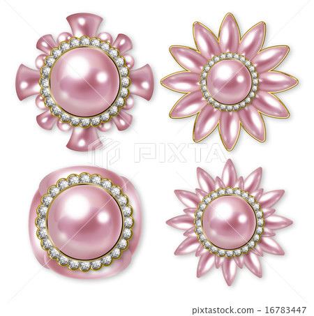 Pearl button illustration - Stock Illustration [16783447] - PIXTA