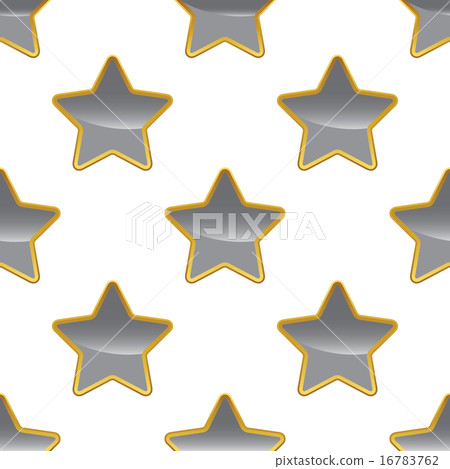 Grey star pattern - Stock Illustration [16783762] - PIXTA