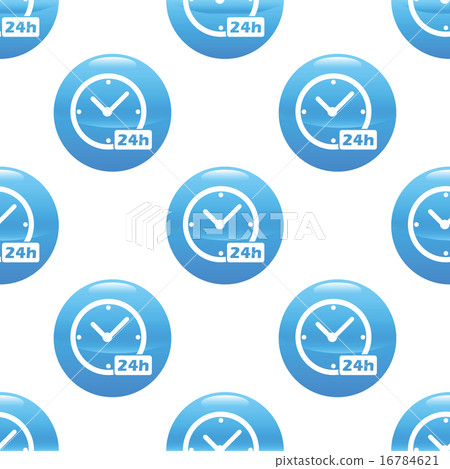 24 hours sign pattern - Stock Illustration [16784621] - PIXTA
