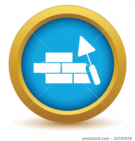 Gold building icon - Stock Illustration [16785639] - PIXTA