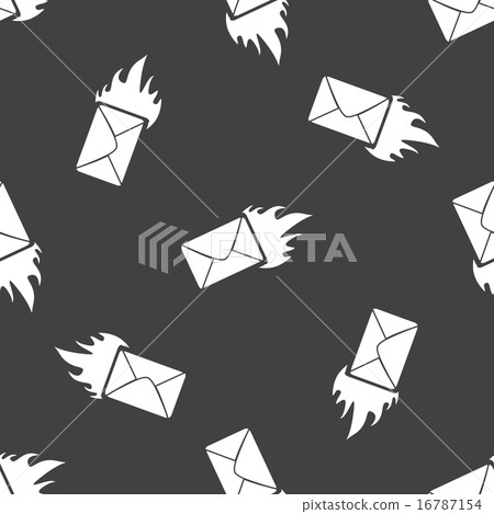Burning envelope pattern - Stock Illustration [16787154] - PIXTA