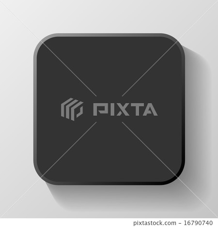 Black Blank Icon Template for Web and Mobile... - Stock Illustration ...