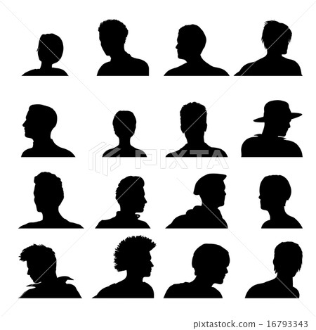 Anonymous avatar set - Stock Illustration [16793343] - PIXTA