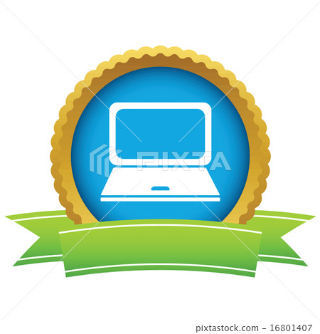 Laptop round icon - Stock Illustration [16801407] - PIXTA