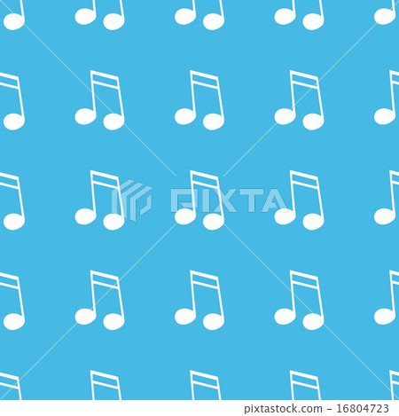 Sixteenth note straight pattern - Stock Illustration [16804723] - PIXTA