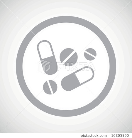 Grey medicine sign icon - Stock Illustration [16805590] - PIXTA