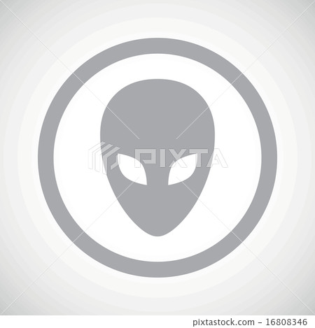 Grey alien sign icon - Stock Illustration [16808346] - PIXTA