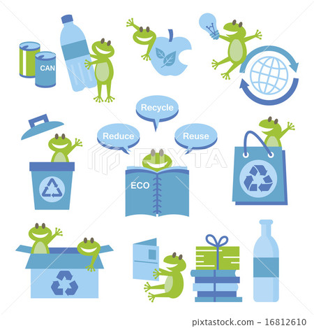 eco, ecology, frog - Stock Illustration [16812610] - PIXTA