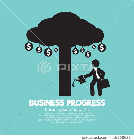Business Progress Concept - Stock Illustration [16868621] - PIXTA