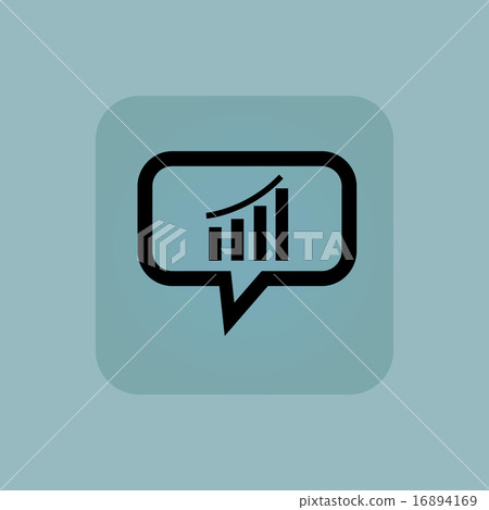 Pale blue bar graphic message-插圖素材 [16894169] - PIXTA圖庫