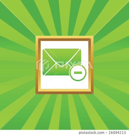 Remove letter picture icon - Stock Illustration [16894213] - PIXTA