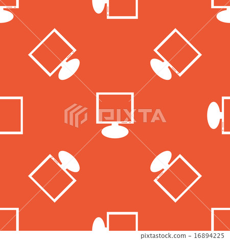 Orange monitor pattern - Stock Illustration [16894225] - PIXTA