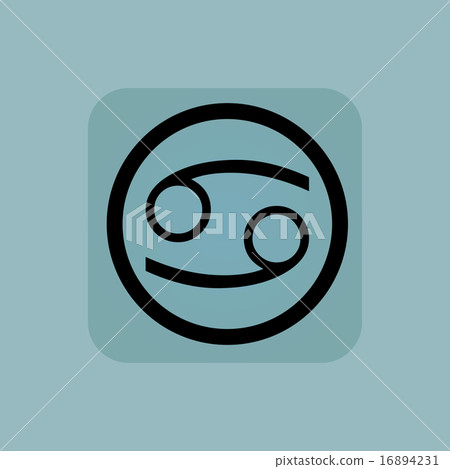 Pale blue Cancer sign - Stock Illustration [16894231] - PIXTA