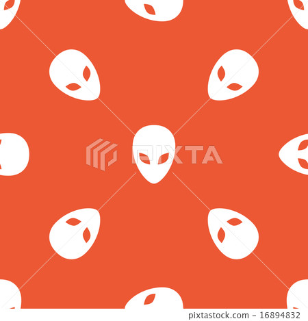 Orange alien pattern - Stock Illustration [16894832] - PIXTA