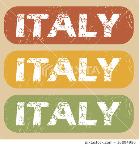 Vintage Italy stamp set - Stock Illustration [16894986] - PIXTA