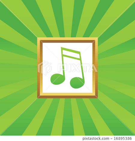 16th note picture icon - Stock Illustration [16895386] - PIXTA