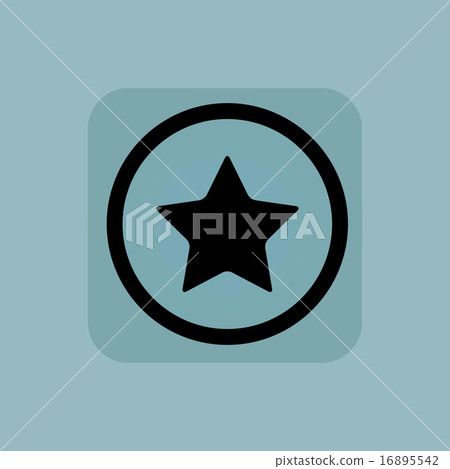 Pale blue favorite sign - Stock Illustration [16895542] - PIXTA